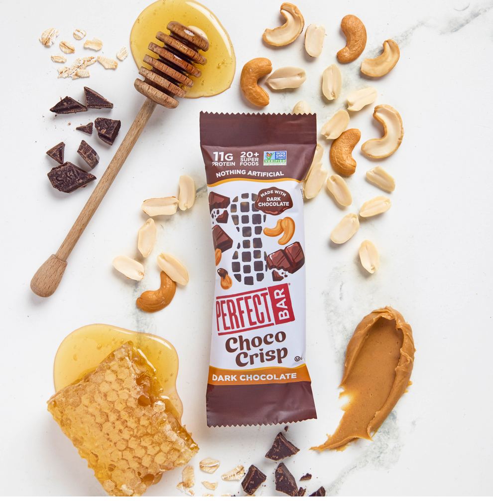 Crispy Peanut Butter and Chocolate Layers Perfect Bar – Perfect Snacks