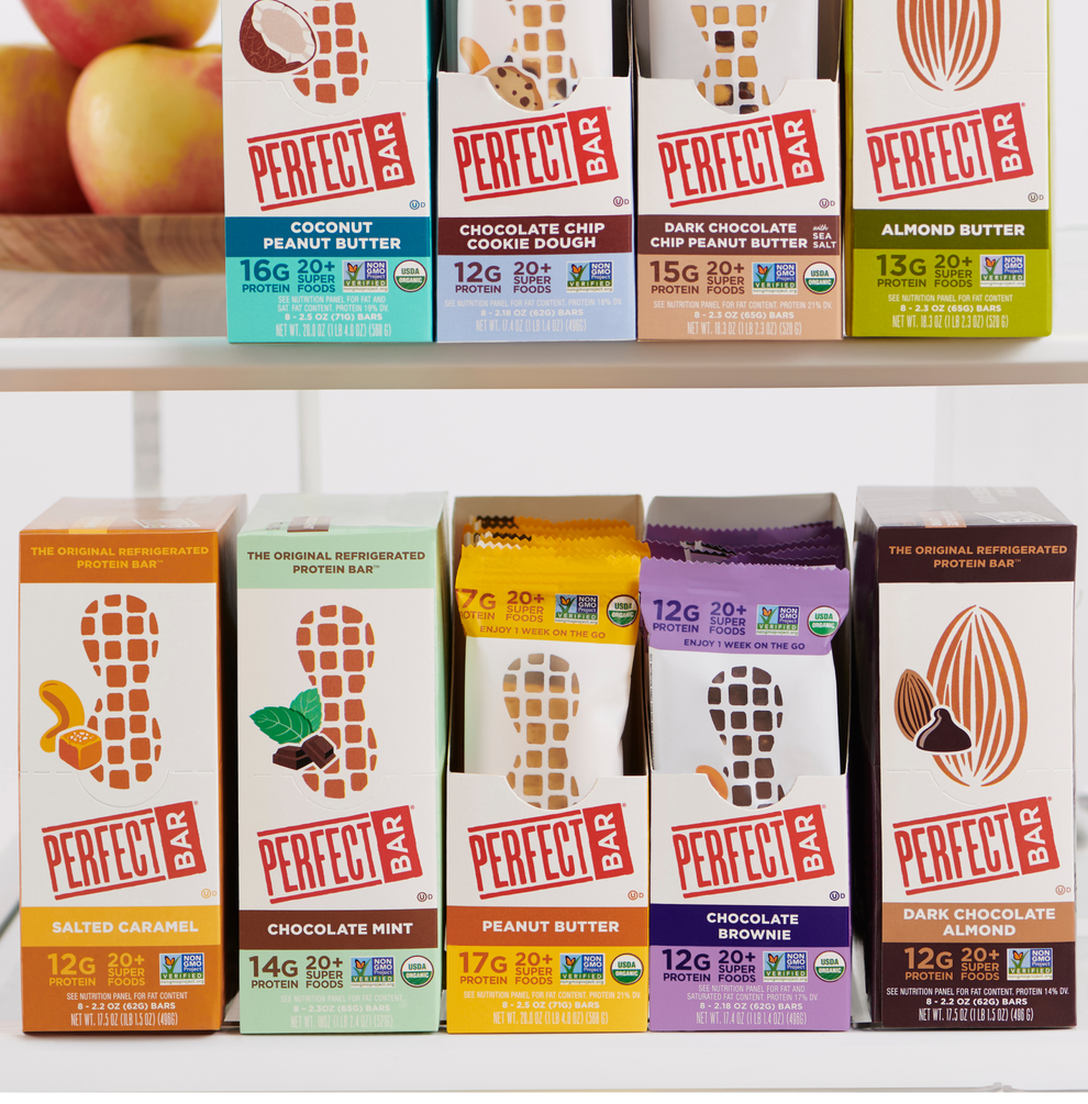 Mint Chocolate Protein Bars | Perfect Snacks