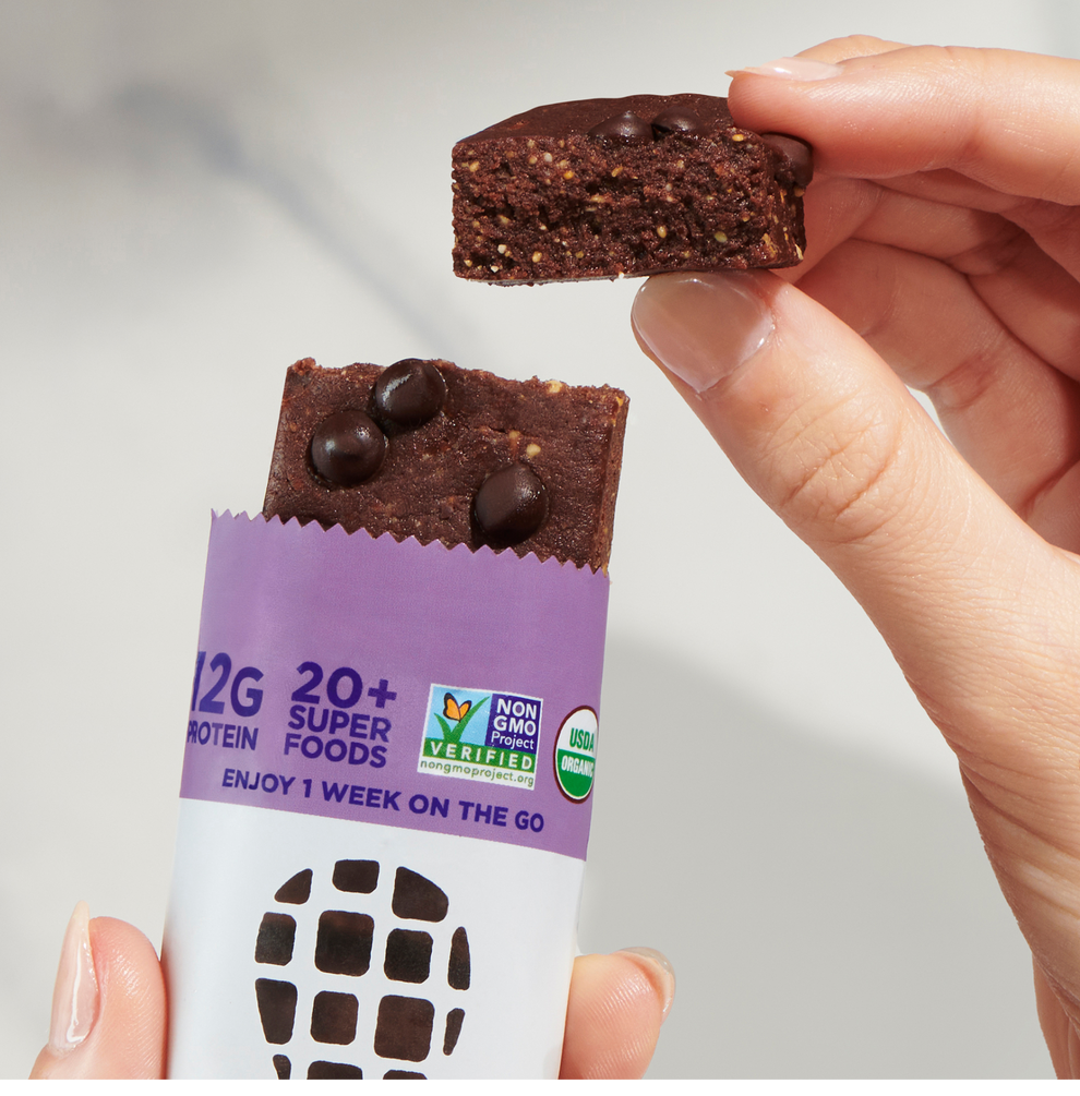Chocolate Brownie Protein Bar | Perfect Snacks